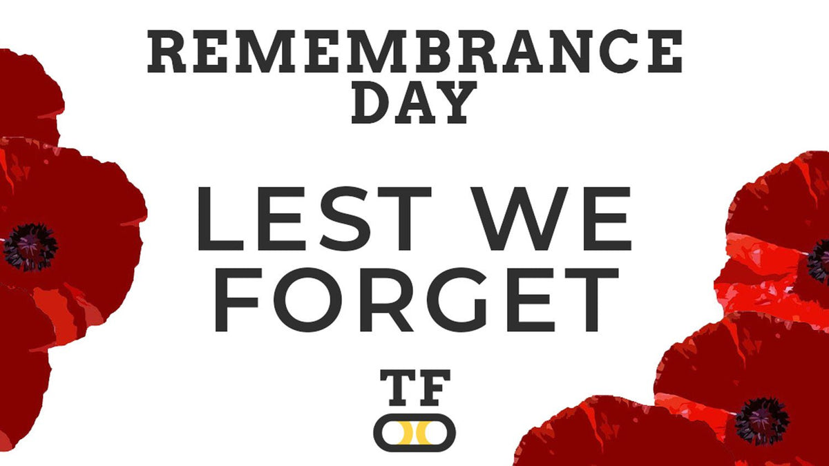 11th November - Remembrance Day — TF Tools Ltd