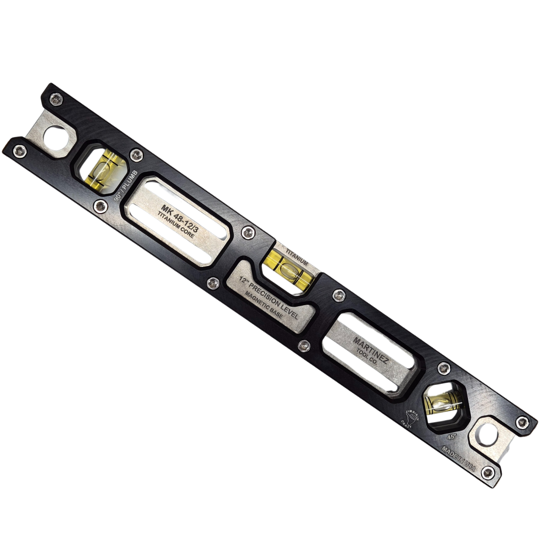 Martinez Tools | 12" Titanium Top View Level – TF Tools Ltd